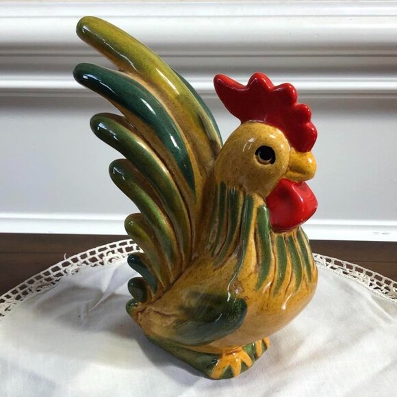 Art | Vintage Ceramic Rooster Figurine | Poshmark